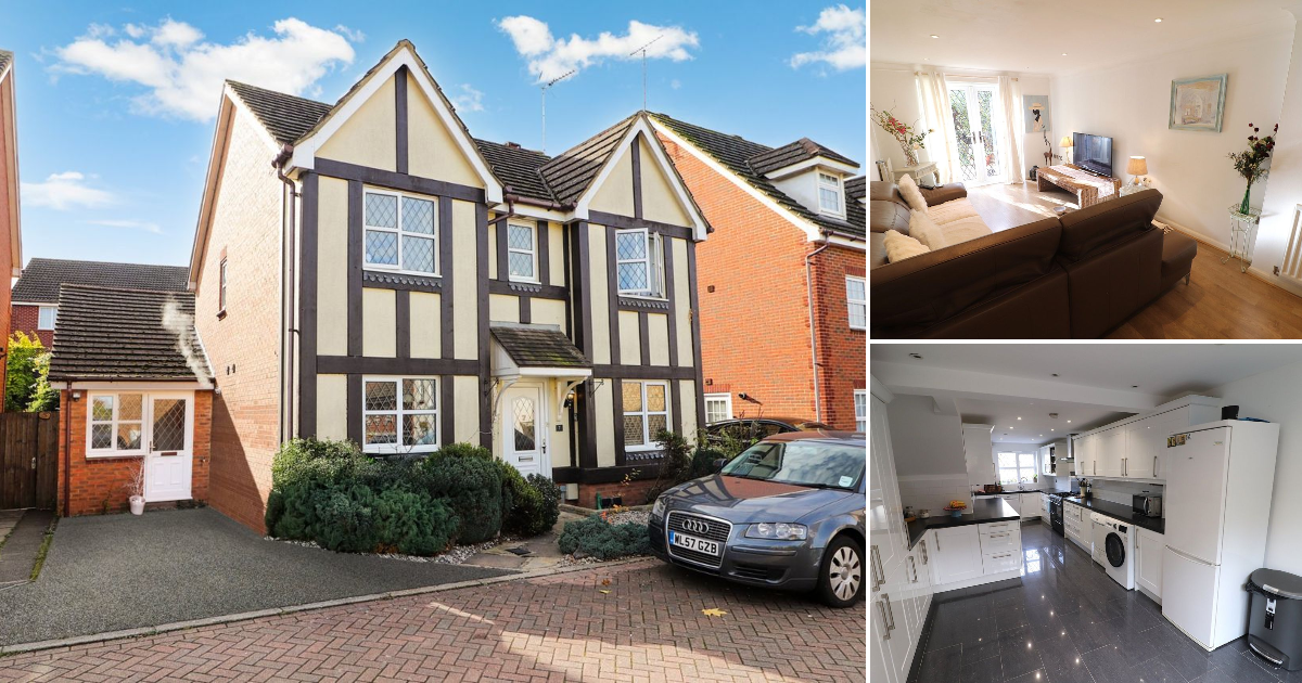 5 bed detached house for sale in MOCK TUDOR FOUR BEDROOM DOUBLE FRONTED ...